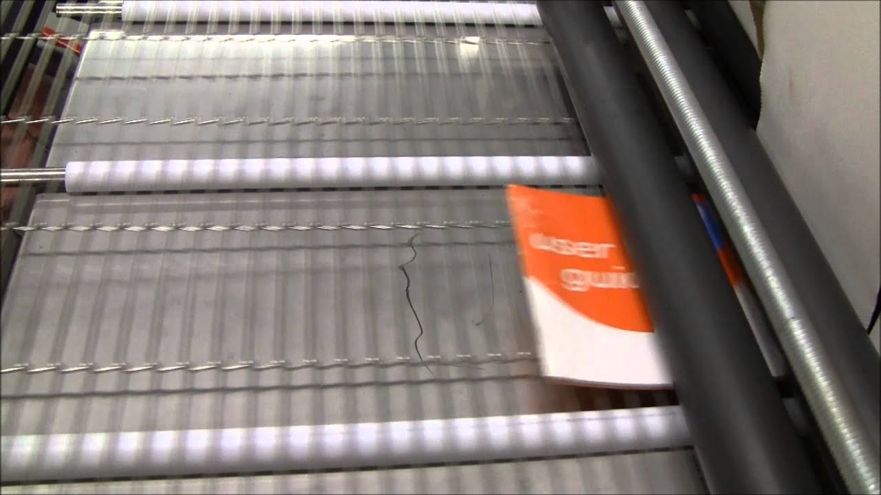 Conflex CW 160 with Vortex & TPF running small booklets - YouTube