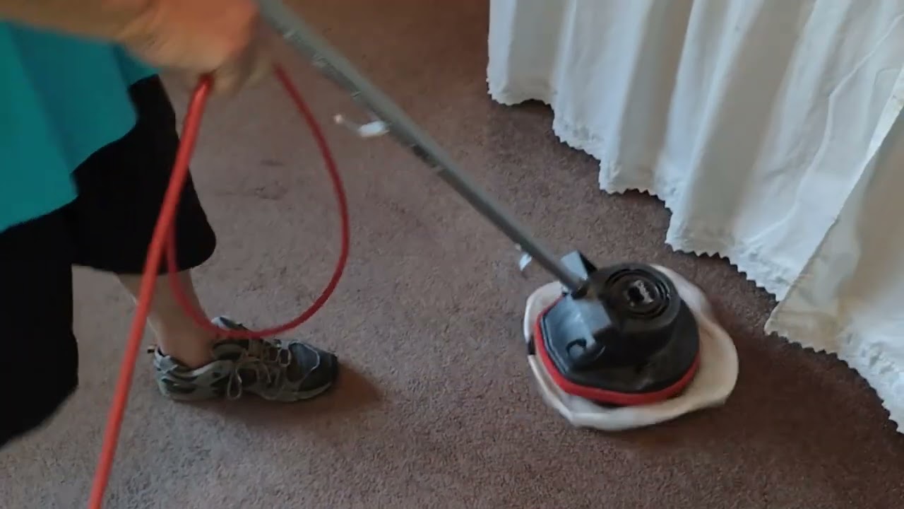 Oreck Orbiter And Challenger Pad Driver With 17-INCH PADS! - YouTube