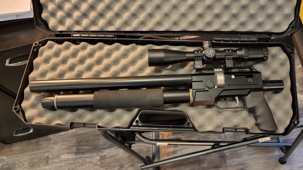 Shooting a 27.5" .357 AEA Terminator 40 yards, 30 rounds, no back tank ...