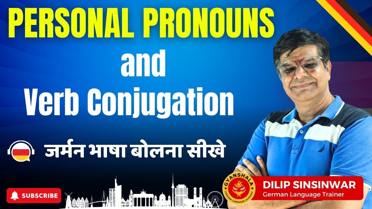 Personal pronouns and conjugation of a verb | German Grammar A1 - YouTube