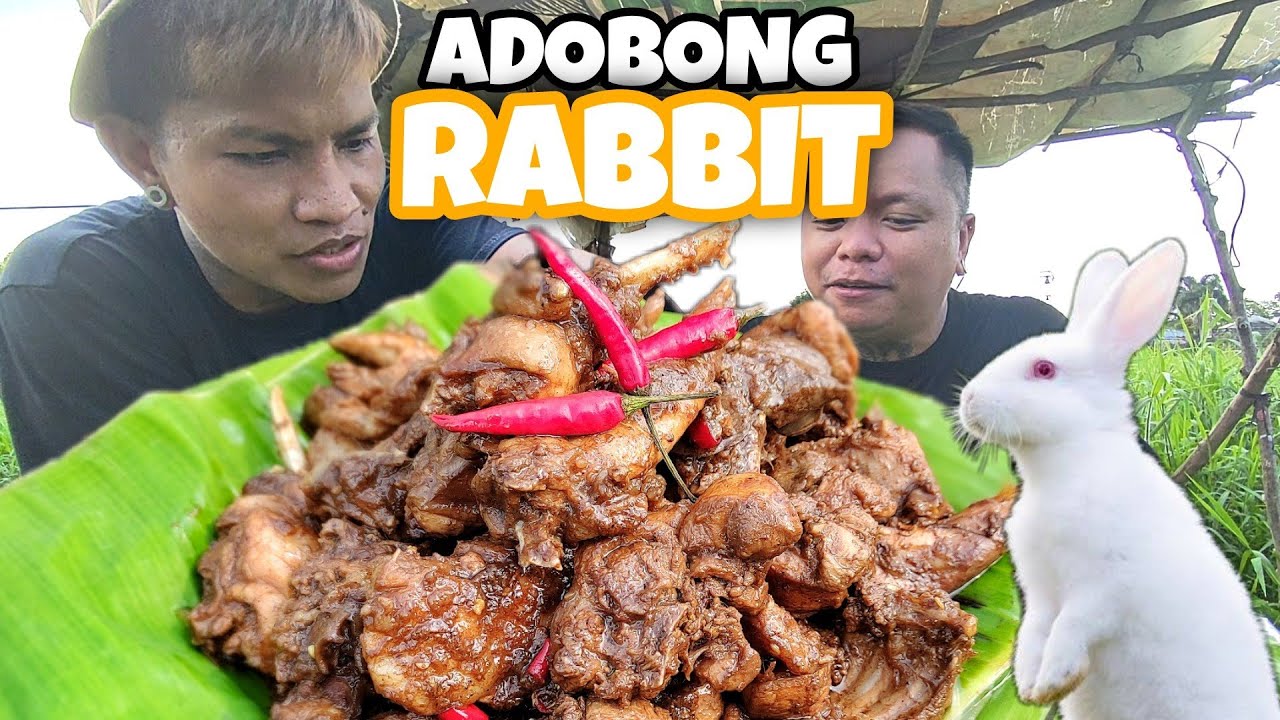ADOBONG RABBIT | Backyard cooking | Outdoor cooking | Mukbang - YouTube