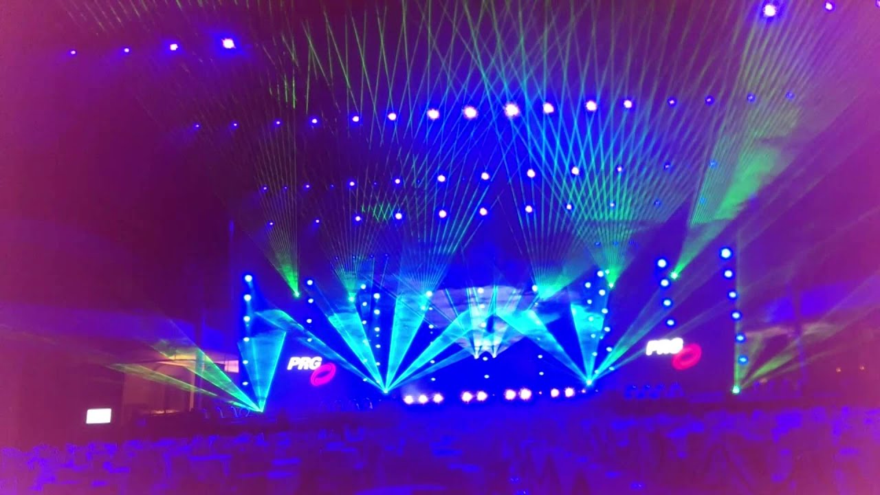 Prolight + Sound 2014 - PRG Light show / Festhalle (full length) - YouTube