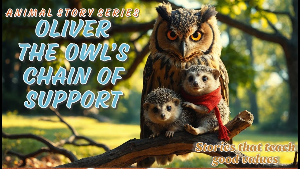 Teaching story for kids | Oliver the Owl’s Chain of Support - YouTube