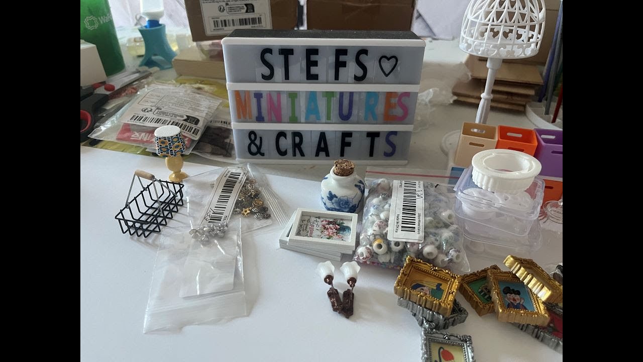 TEMU Miniature Haul **NOT SPONSORED** Miniatures and Tools - YouTube