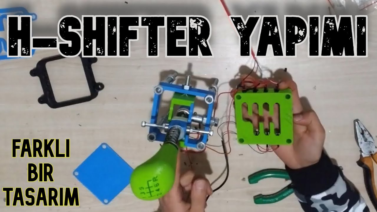 H-Shifter yapımı. Arduino ile direksiyon seti yapımı (bölüm 3). T.U.Ç ...