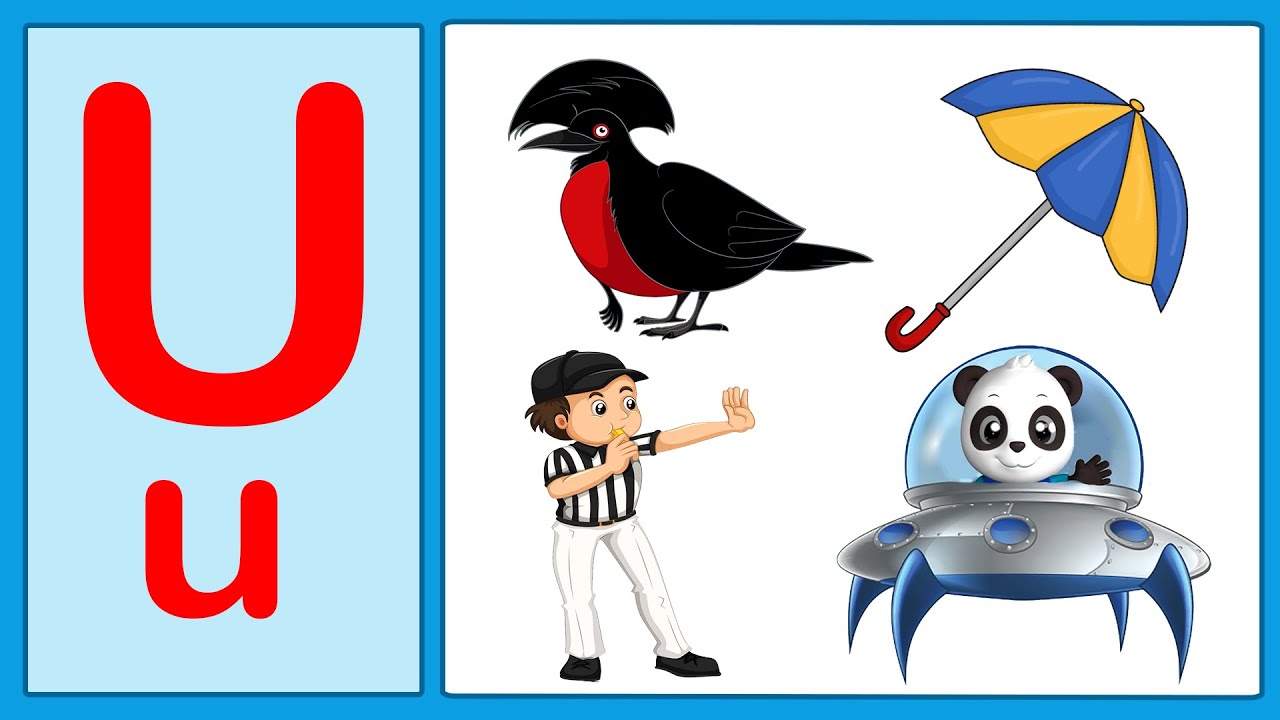 Phonics Letter | Phonics Letter U | Learning Alphabet U | ABC ...