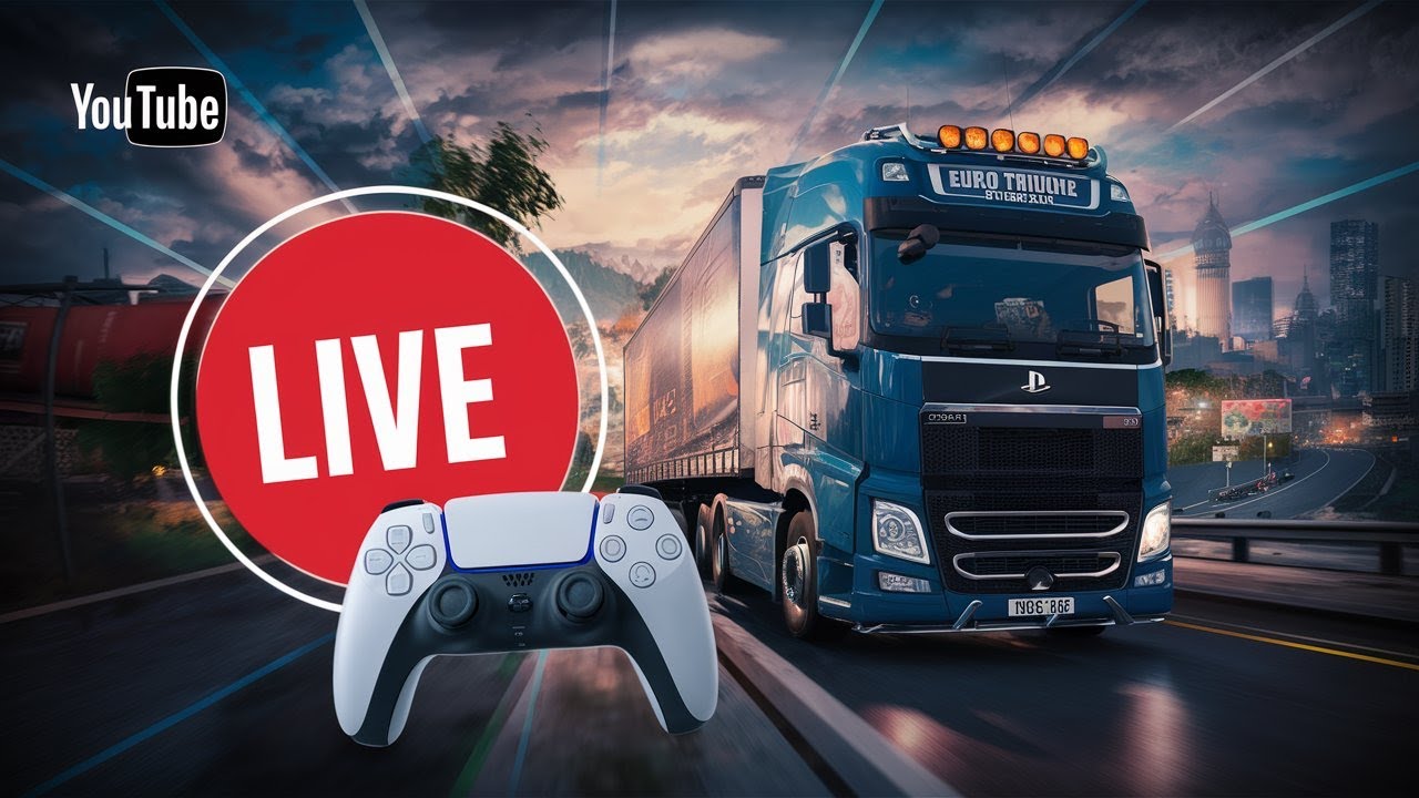 ETS2 | ep-15 | Using PS5 Controller in gameplay | #ets2 #europe # ...