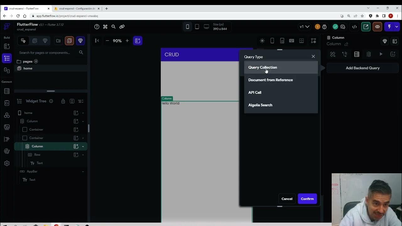 Flutterflow Firebase Ejercicio CRUD - YouTube