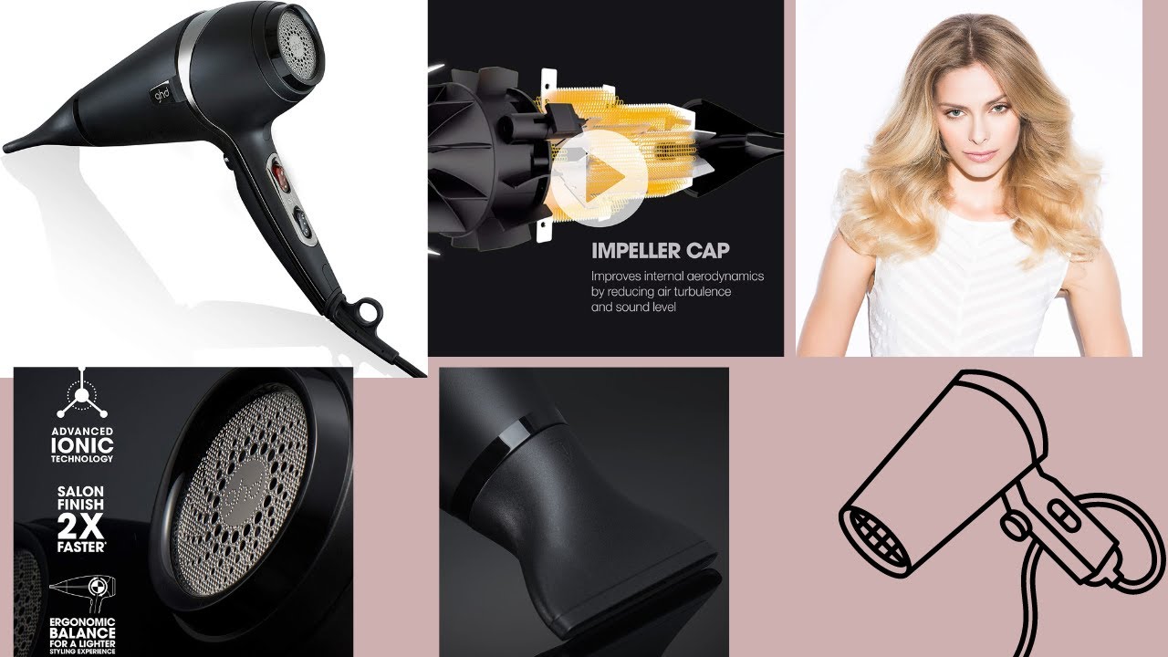 Ghd Air Hair Dryer - Professional Hairdryer How to - YouTube