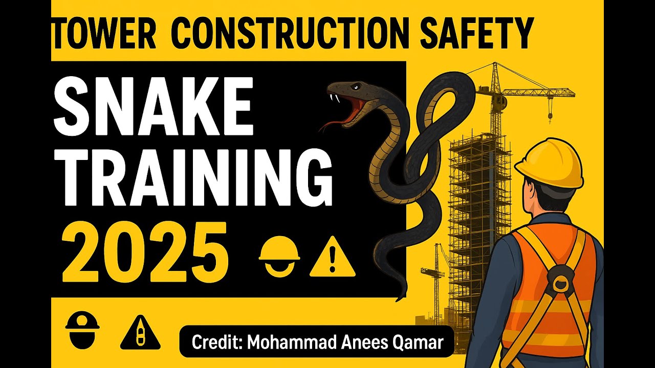 Image Tower Construction Safety: Snake Training For 2024 ! Image Tower ...
