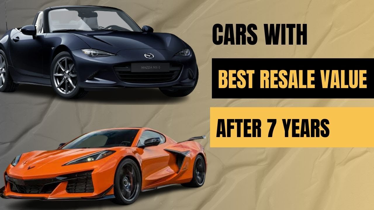 Comparison: Car Models With the Best Resale Value after 7 years - YouTube