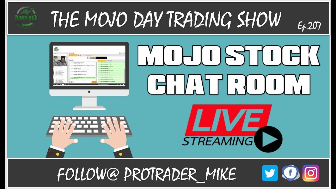 TUESDAY MOJO STOCK CHAT ROOM 💻💬 THE MOJO #DAYTRADING SHOW Ep.207 - YouTube