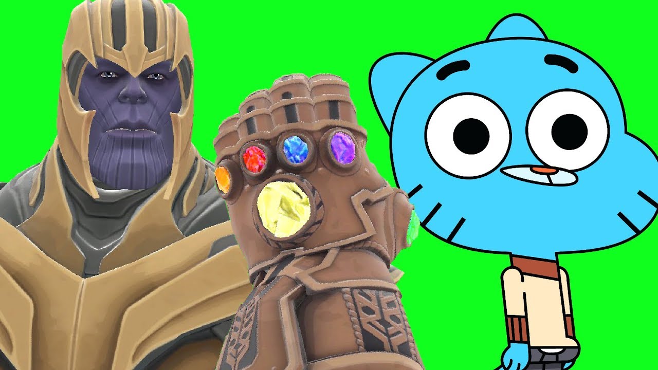 Can Thanos' INFINITY GAUNTLET Kill GUMBALL from The Amazing World of ...