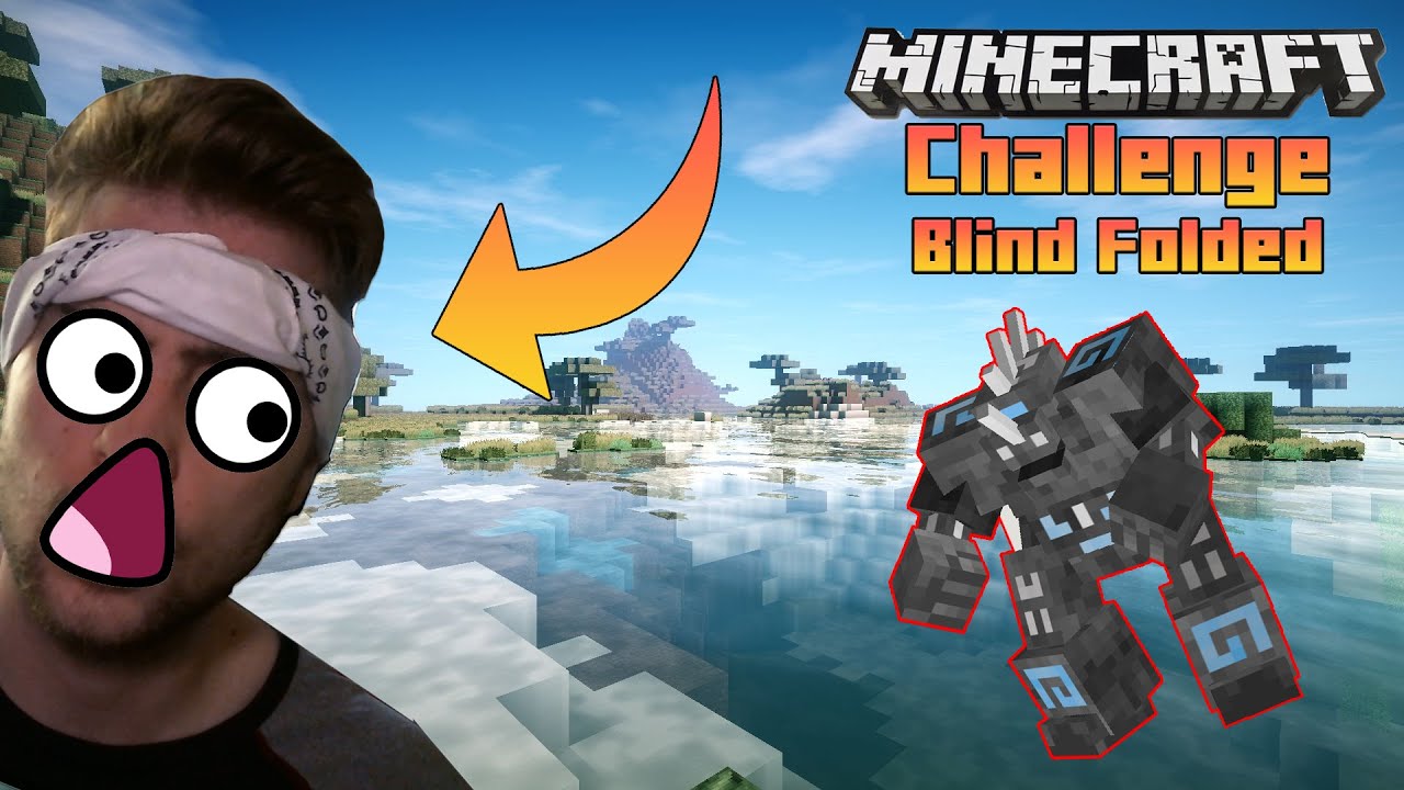 Minecraft Blind Folded Challenge!!!.. - YouTube