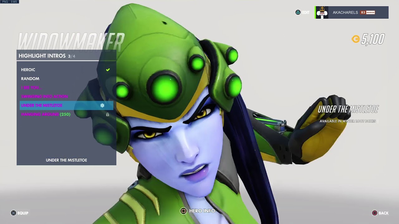 Overwatch: Widowmaker Valiant Skin All Emotes, Poses, Intros & Weapons ...