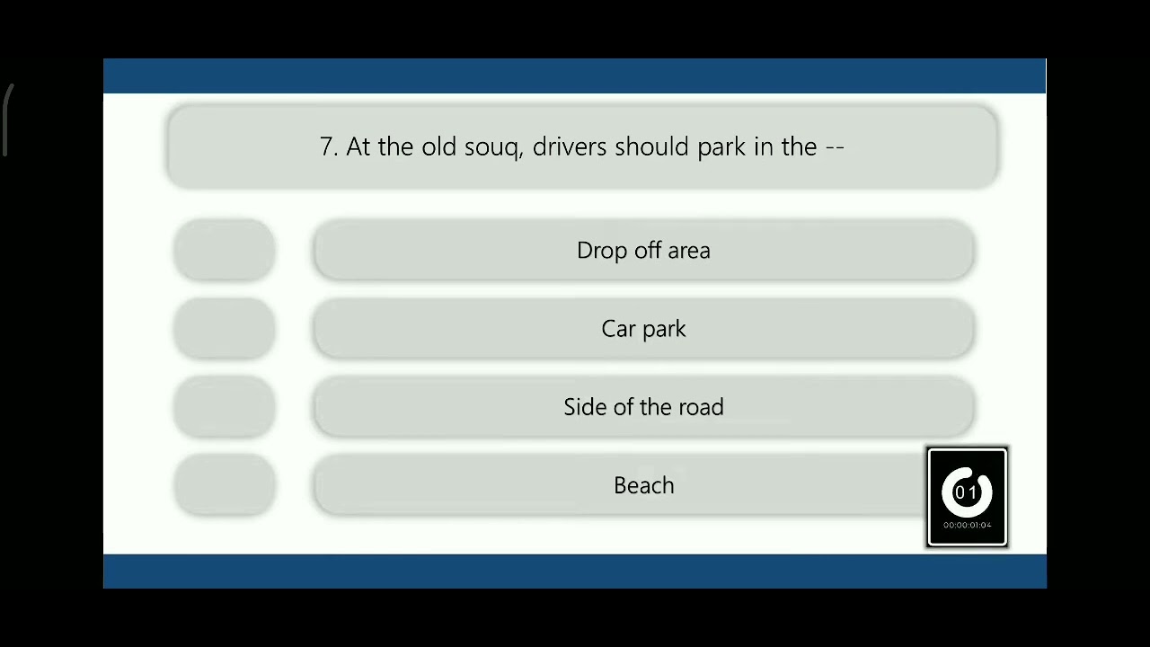 English test/Dubai taxi driver must important question/Dubai taxi ...