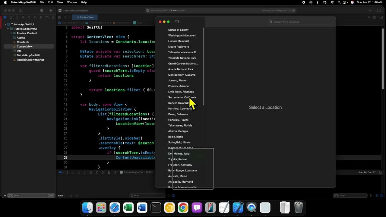 SwiftUI - 97- Conveying to the User That There is No Available Content - YouTube