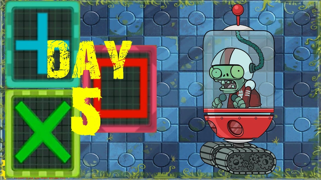 Plants vs Zombies 2 - Far Future - Day 5 [Shield Zombie] No Premium ...