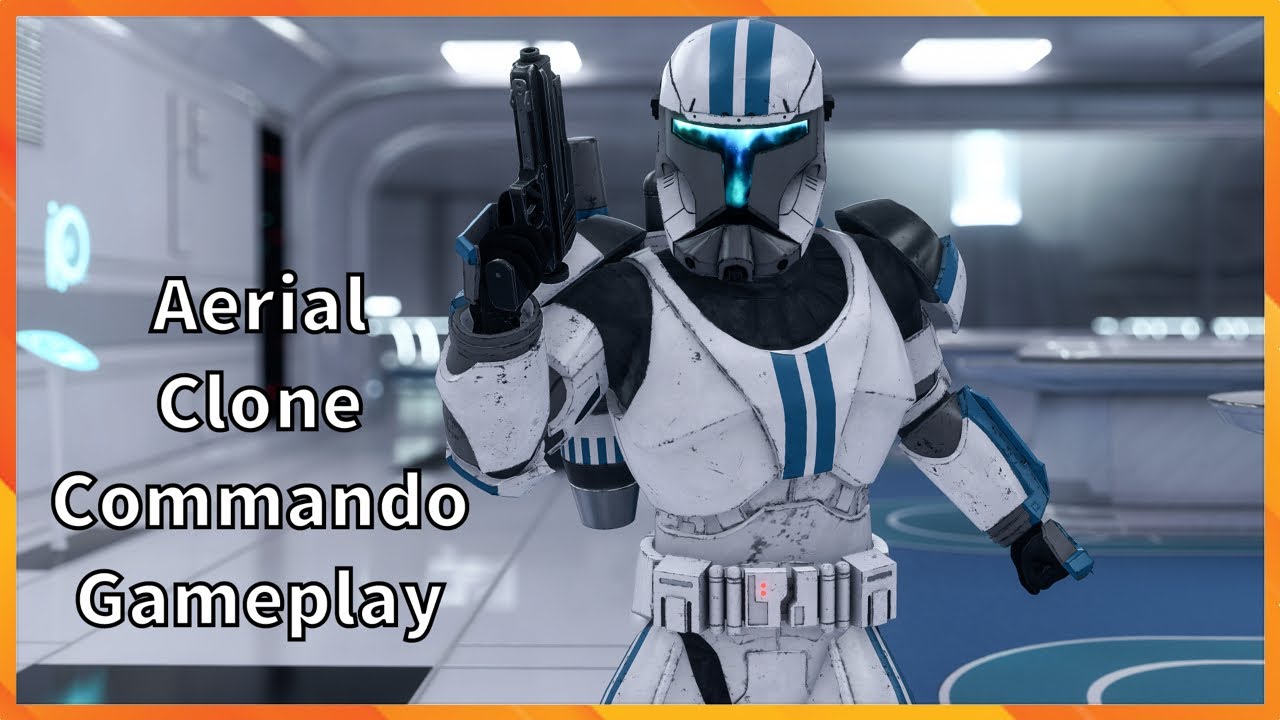 Aerial Clone Commando Gameplay Star Wars Battlefront 2 - YouTube
