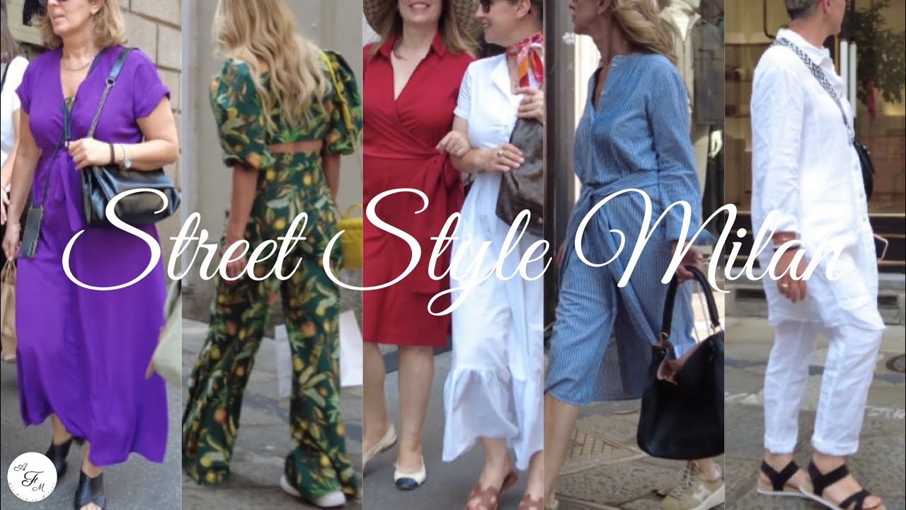 How People Dress Up In Milan - Street Style Milan - YouTube