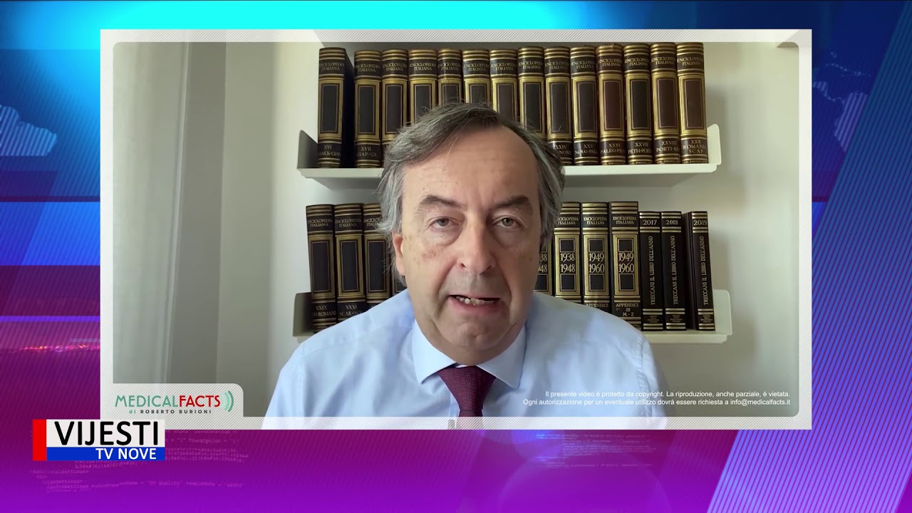 Vijesti TVN - prof. Roberto Burioni: "Zaraza bi s toplim vremenom ...