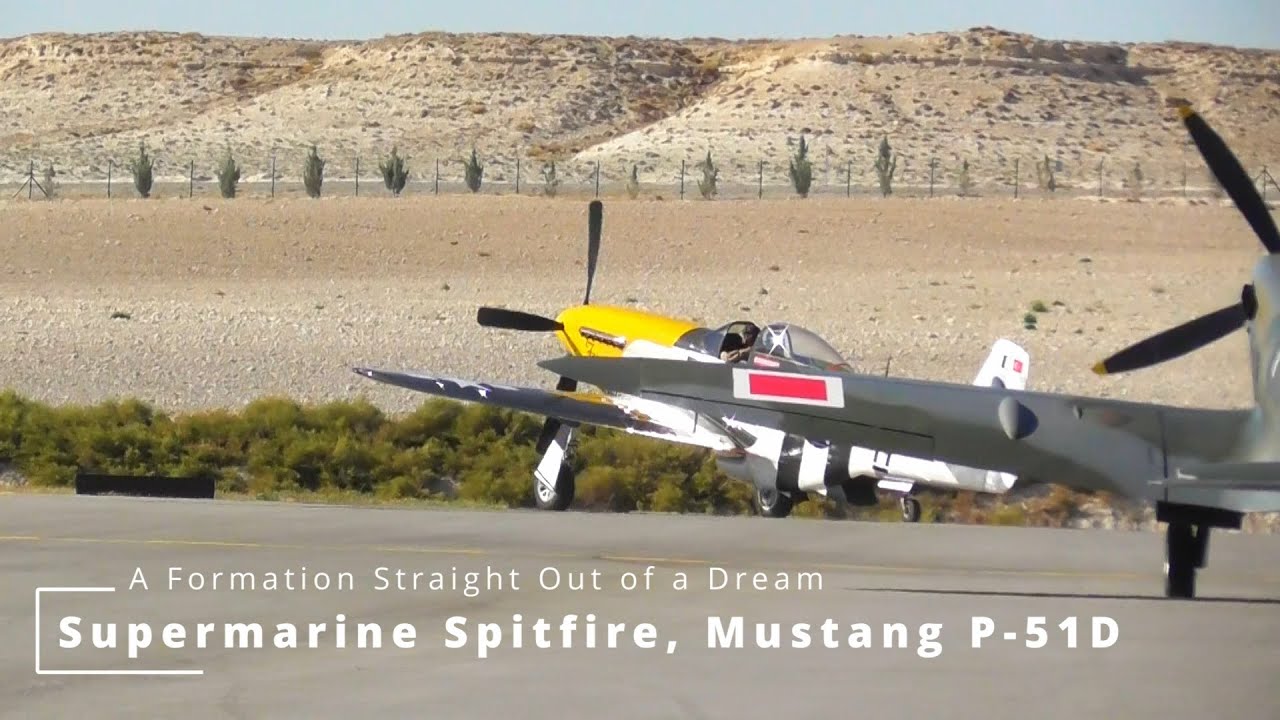 Spitfire, Mustang & T-28 — A Formation Straight Out of a Dream - YouTube