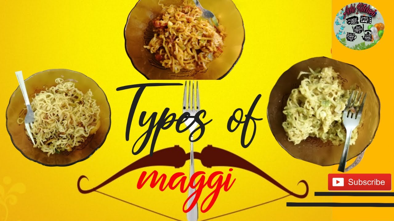 3 Varieties of maggi | italian style| chinese style| north indian style ...