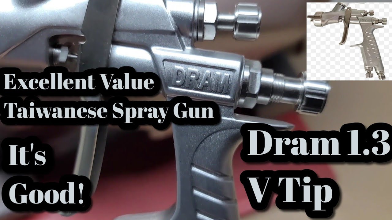 Dram V Tip Spray Gun, Iwata Kiwami4 WBX WB Split Tip Type, Taiwanese ...