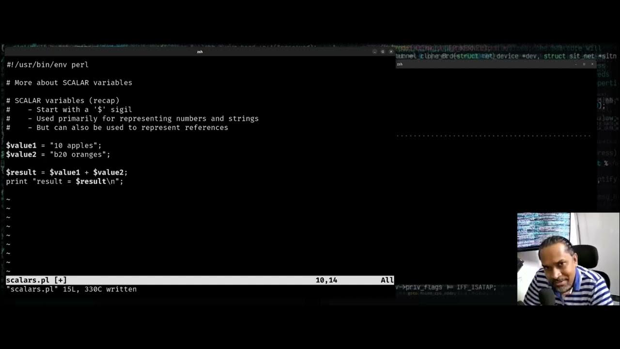 Perl 5 Scalars: A short introduction - YouTube