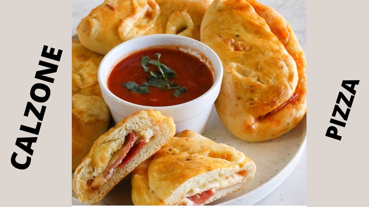 EASY CALZONE PIZZA RECIPE - YouTube