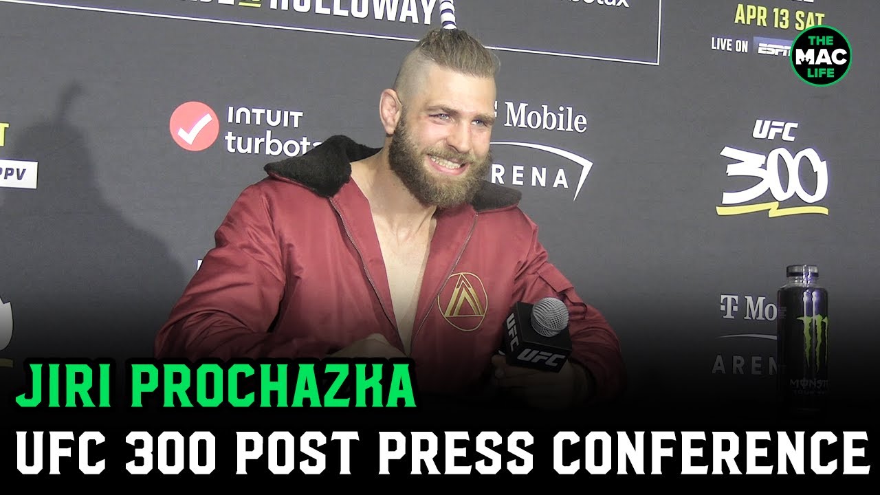 Jiri Prochazka: "I am not a psycho" | UFC 300 Post-Fight Press ...