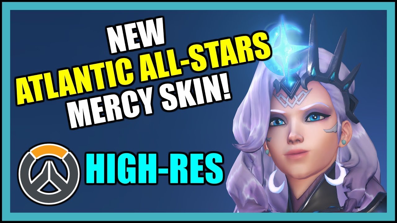 Overwatch - Mercy's new 2019 Atlantic All-Stars skin! (high-res stuff ...