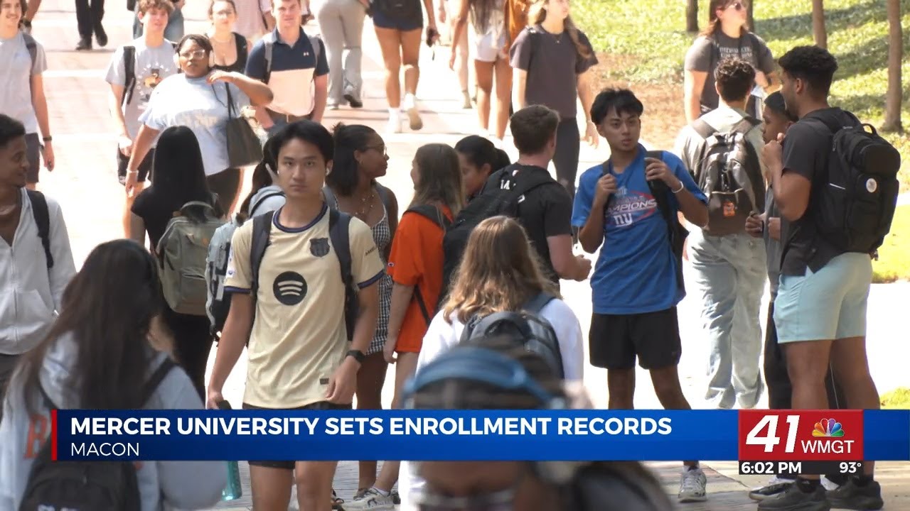 Mercer University sets new record-breaking numbers with Students ...