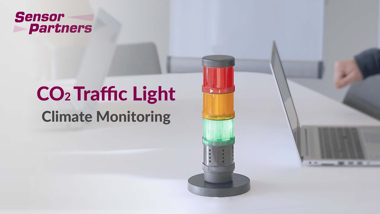 CO2 Traffic Light | Climate Monitoring | Werma || Sensor Partners - YouTube