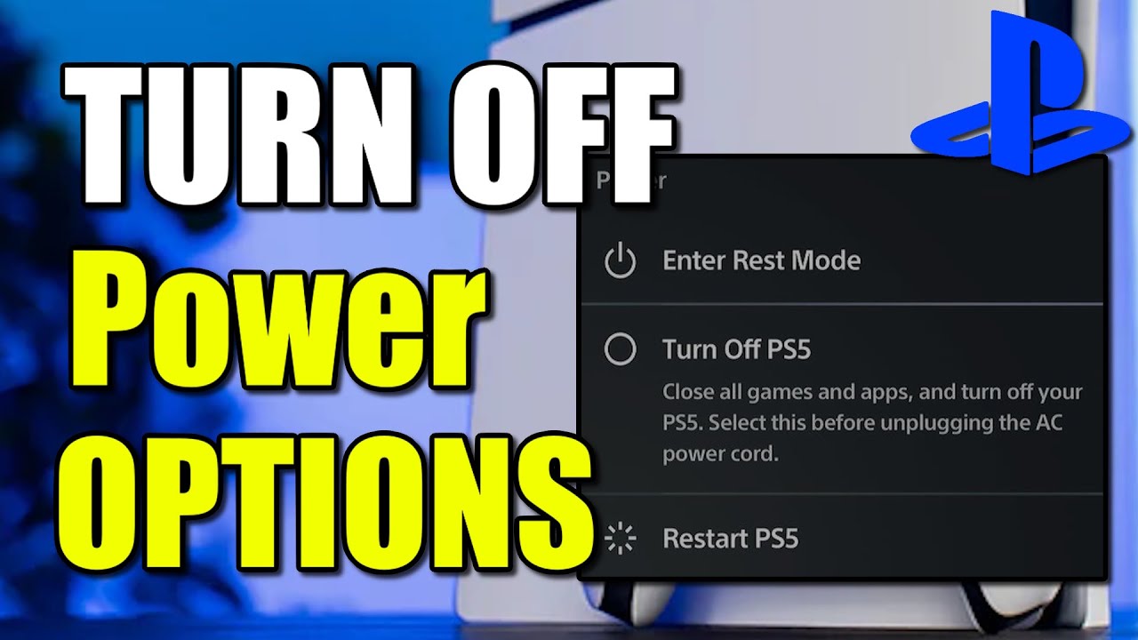How to Turn OFF PS5 with Power Options (Best Method) - YouTube