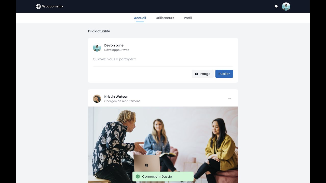 Groupomania - Réseau Social d'Entreprise (OpenClassrooms) - YouTube