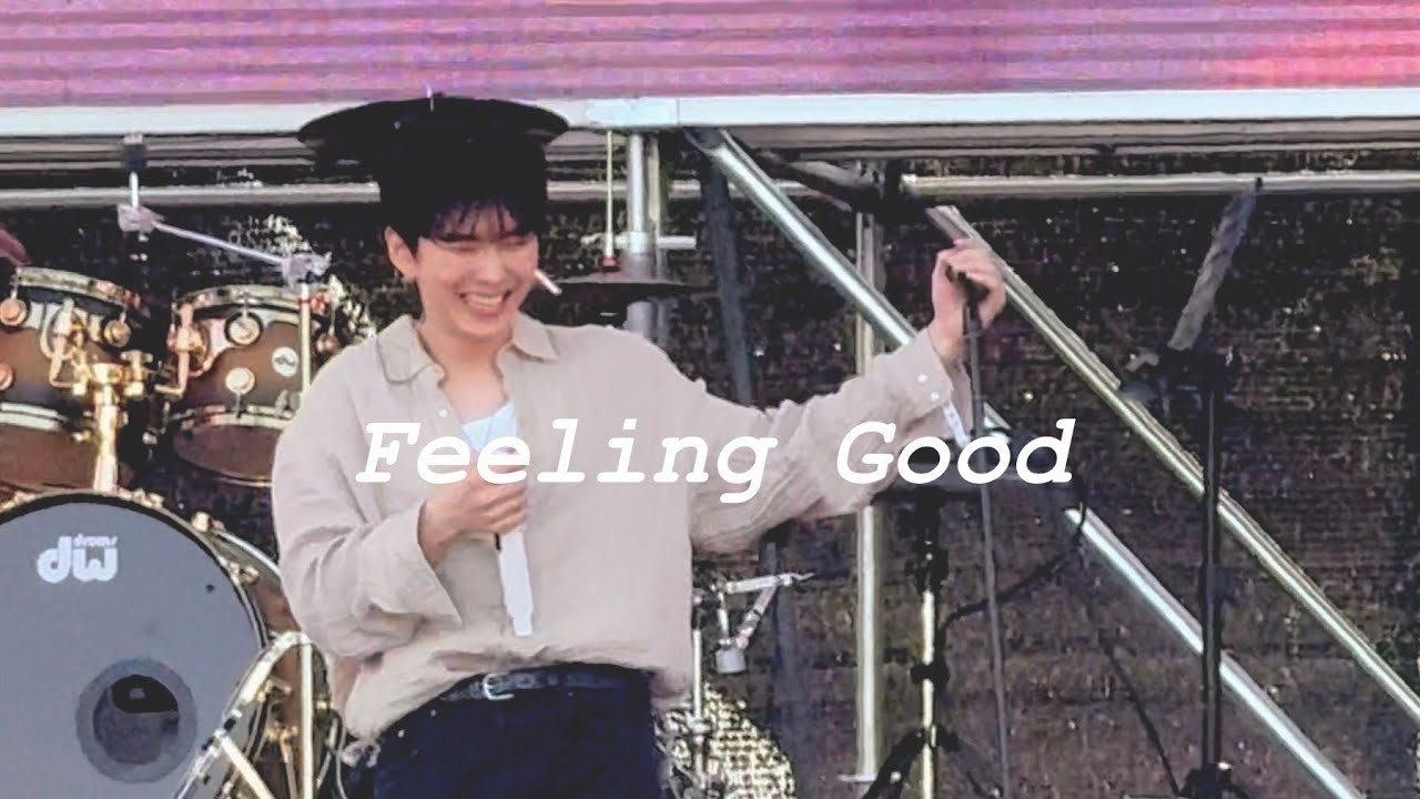 250525 기현 몬스타엑스 - Feeling Good (cover) @피크페스타 - YouTube