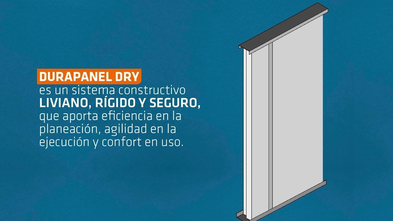 Durapanel - Proceso productivo con Durapanel Dry - YouTube