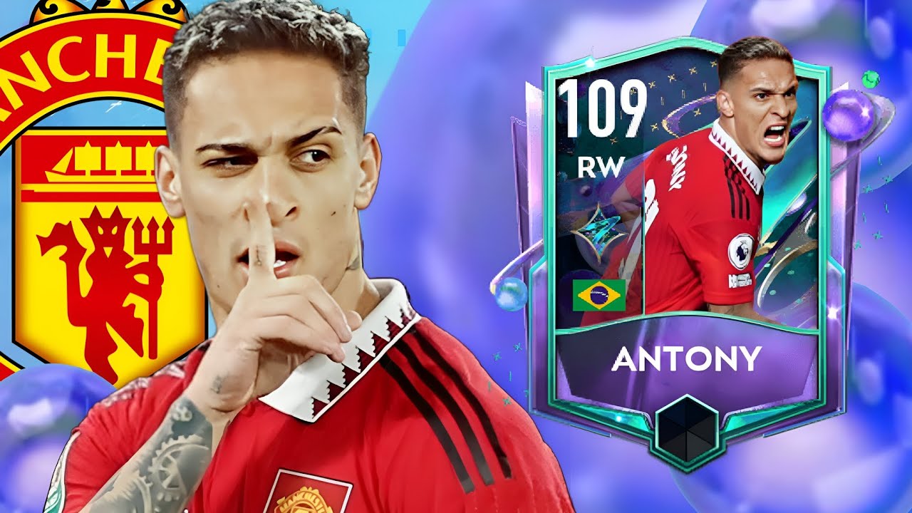 IS HE A AMAZING RW??|FIFAMOBILE|REVIEW ANTONY 109 RATED FUT FANTASY ...