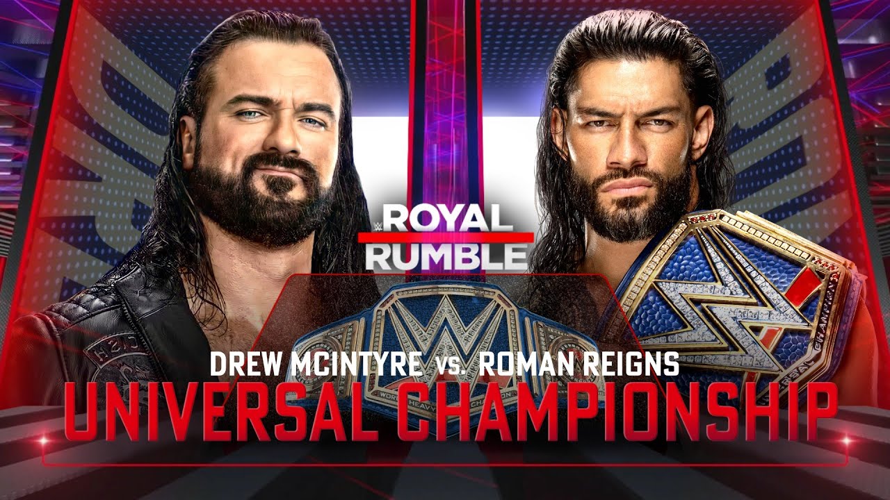 COMO HACER LA MATCH CARD DE WWE ROYAL RUMBLE 2022 || TUTORIAL RÁPIDO ...