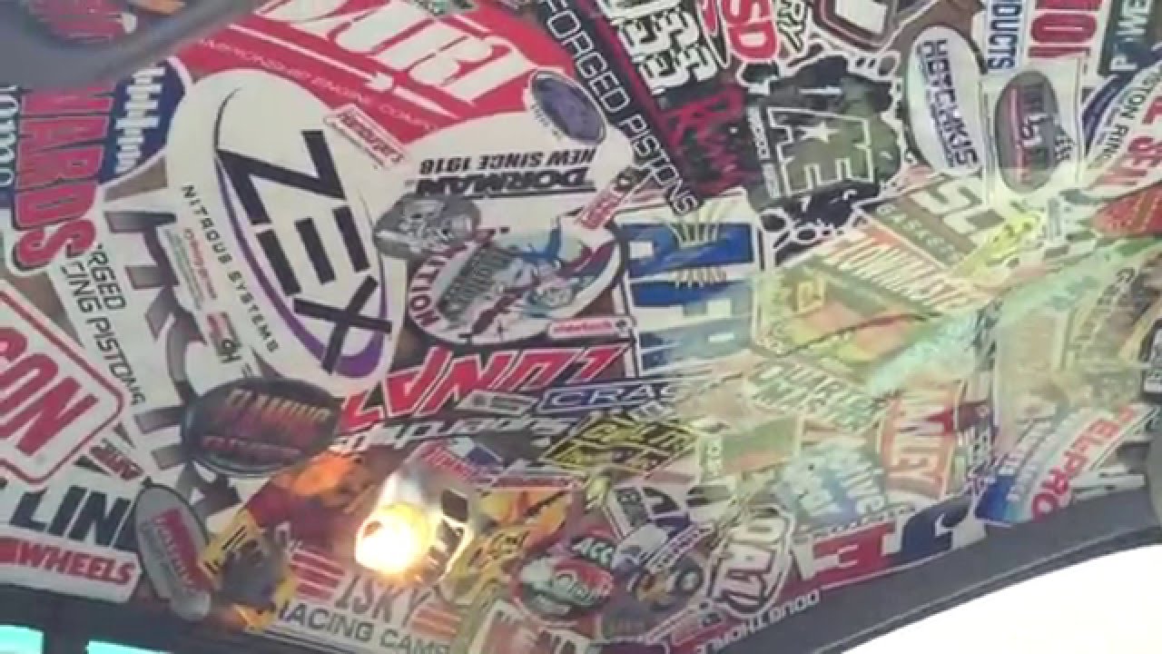 How to Sticker Bomb: Ford Ranger headliner - YouTube