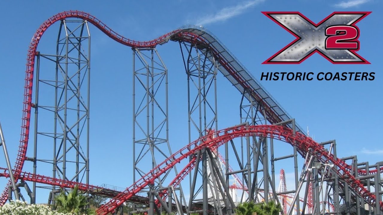 The History of X2 at Six Flags Magic Mountain | Historic Coasters - YouTube