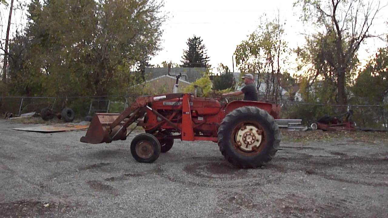 D17 TRACTOR ALLIS CHALMERS LOADER FOR SALE AT HURLEYS EQUIPMENT - YouTube
