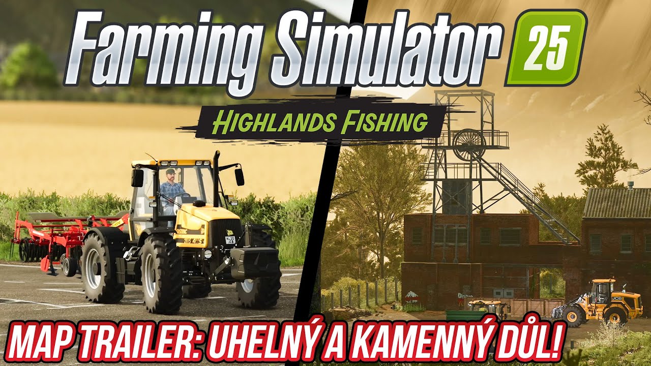 UHELNÝ A KAMENNÝ DŮL OFICIÁLNĚ VE FS25 ANEB MAP TRAILER! | Farming ...