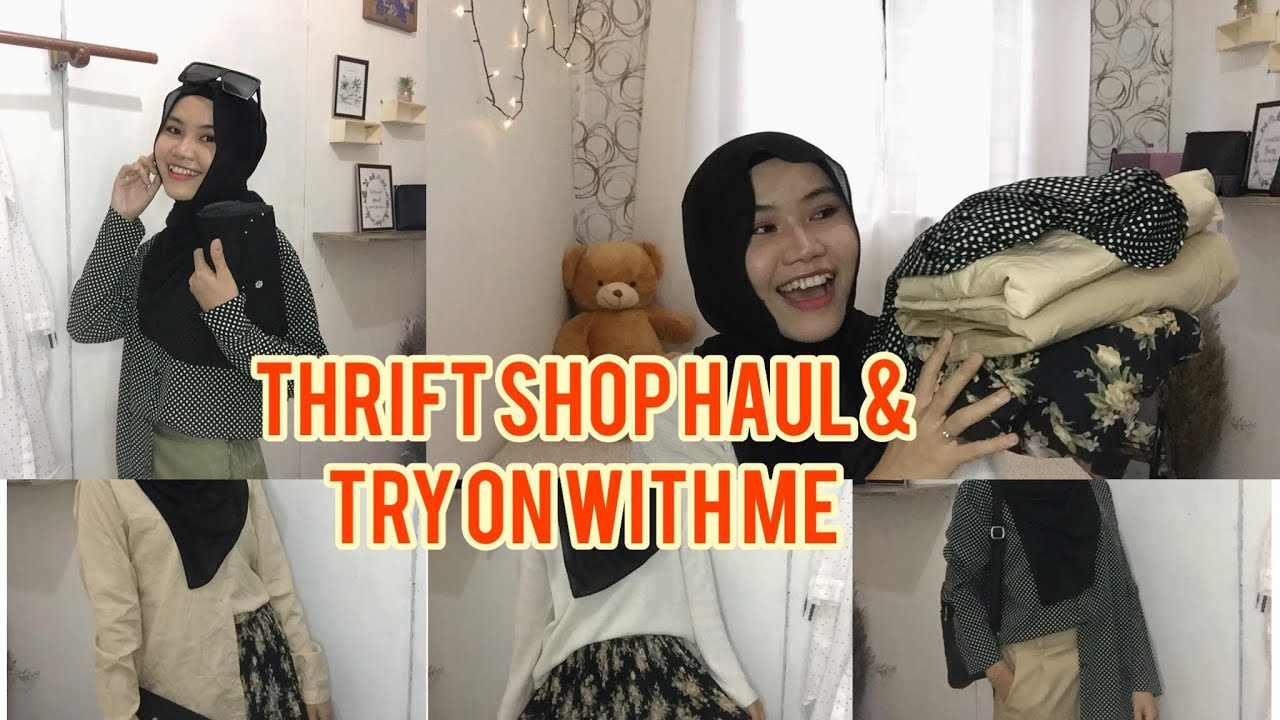 Thrift Shop Haul & Try on with me || Bundle Malaysia - YouTube