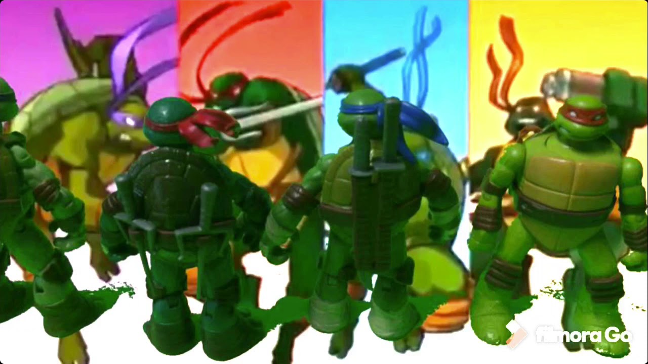 Teenage mutant ninja turtles (2003) Stop motion intro song - YouTube