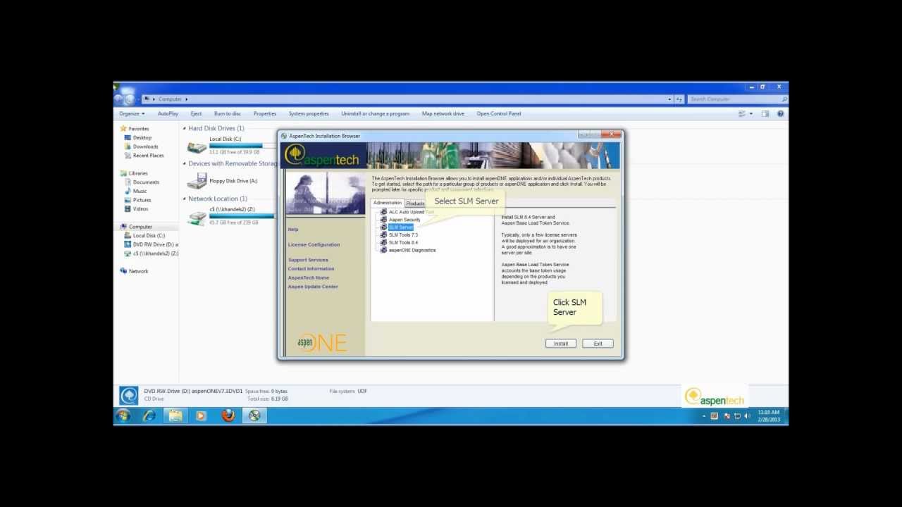 SLM Server with SLM Tools - Aspen Tech - YouTube