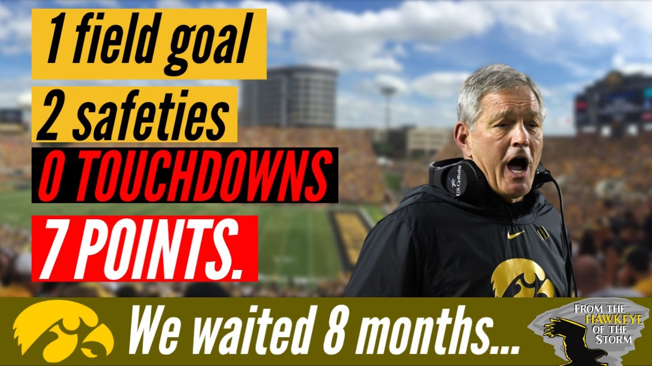 WE WAITED 8 MONTHS... FOR THAT | Iowa fans BOO as Hawkeye offense shows ...
