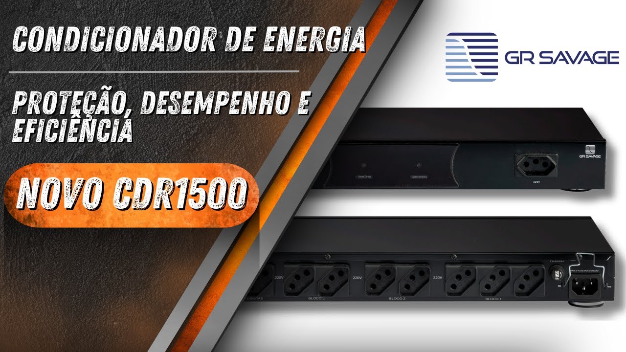 NOVO Condicionador de ENERGIA Savage CDR1500. Será que MELHOROU ...