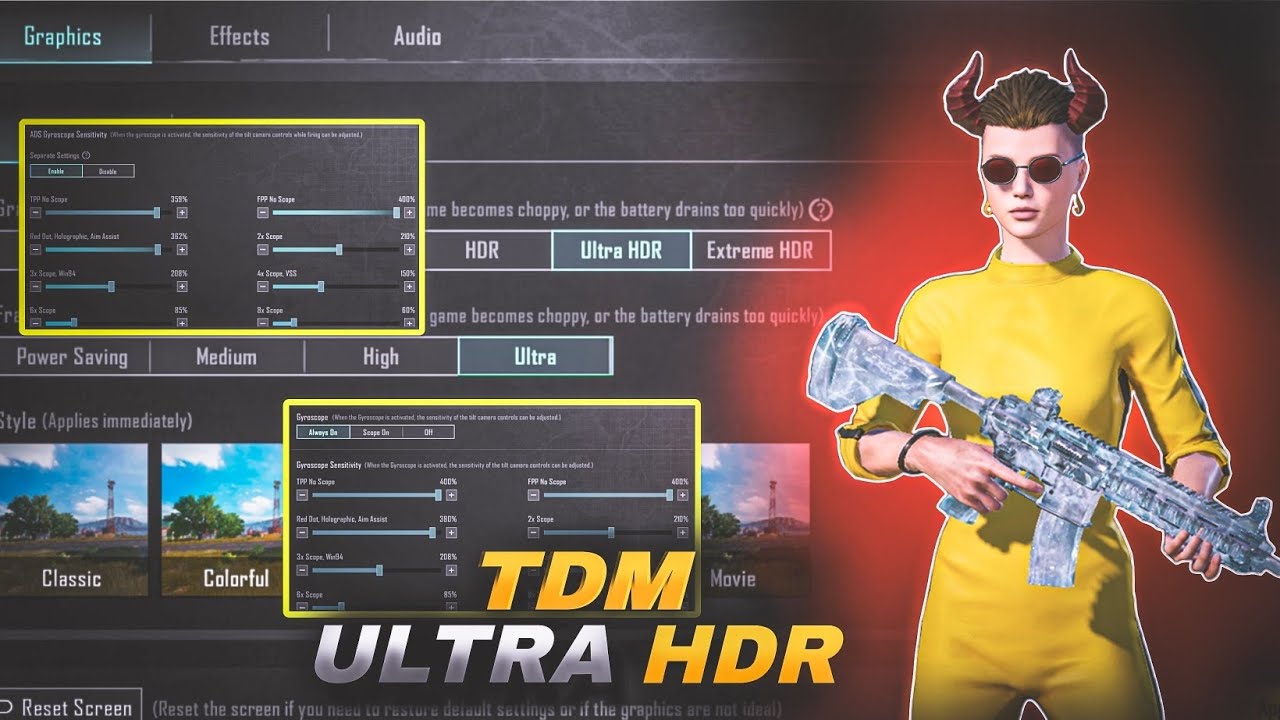 TDM ULTRA HDR 40FPS GRAPHICS 4K | HEAD SHOT | ACCURACY 99% | PUBG ...